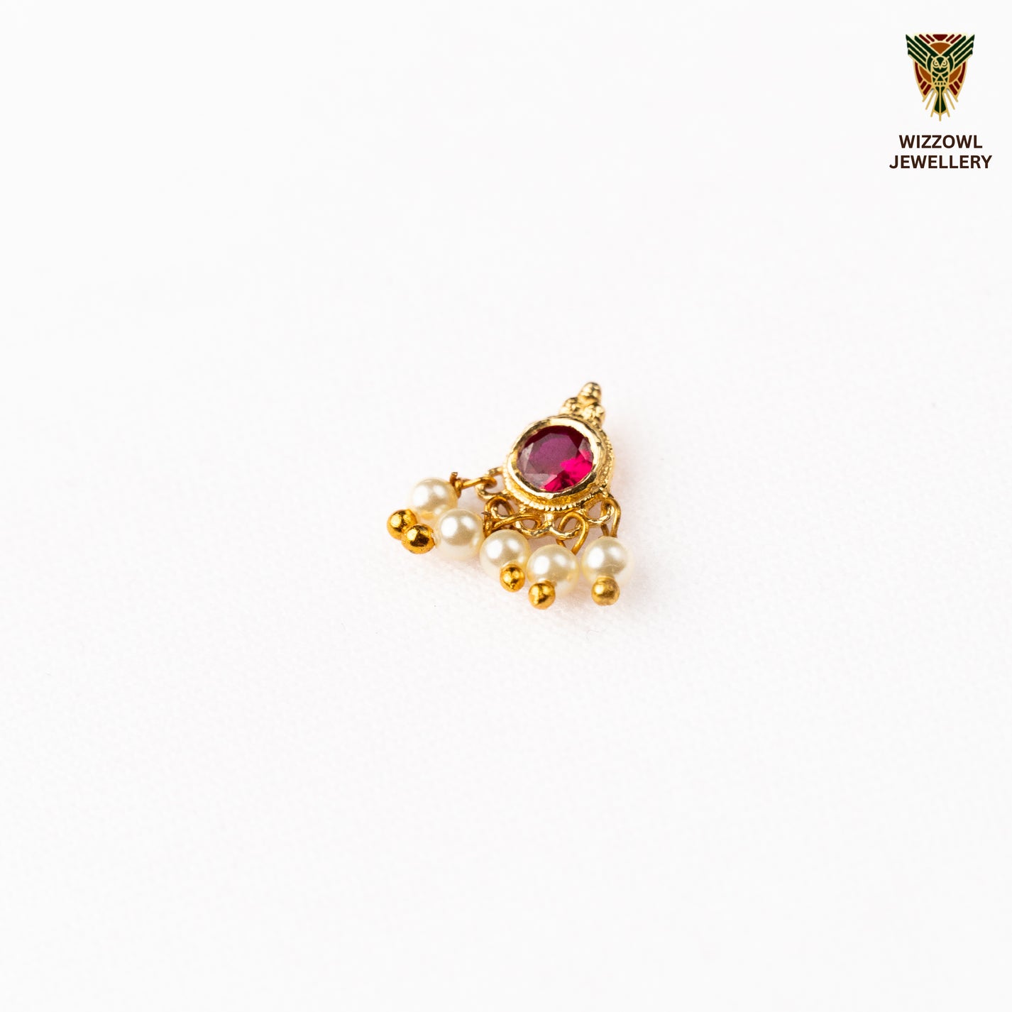 Aadhya Silver Nosepins – Wizzowl Jewellery